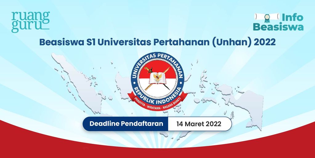 Info Beasiswa S1 Universitas Pertahanan (Unhan) 2022, Gratis Kuliah dan Asrama